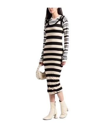 Marni Stripe Long-sleeved T-shirt Dress