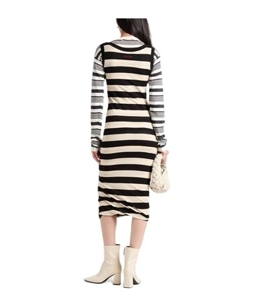 Marni Stripe Long-sleeved T-shirt Dress