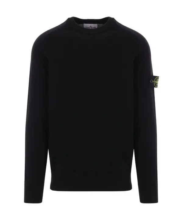 Stone Island Compass-patch Crewneck Jumper