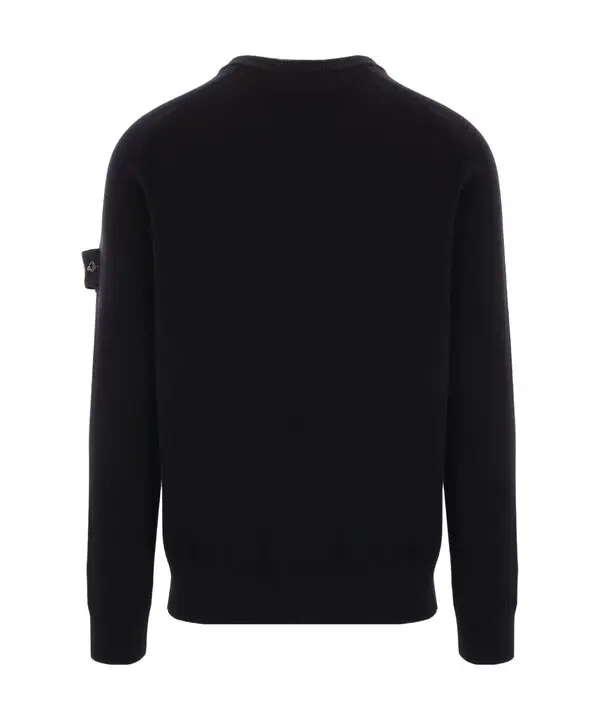 Stone Island Compass-patch Crewneck Jumper