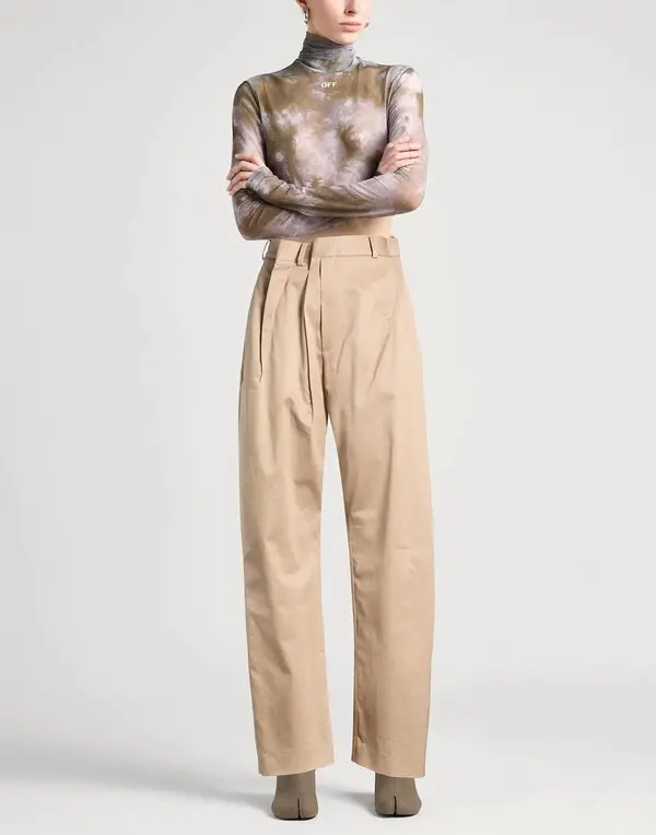 MAISON MARGIELA Solid Color Loose Suit Pants