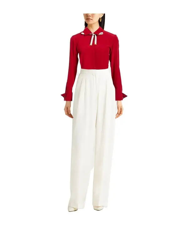 Max Mara Solid Color Long-sleeve Shirt