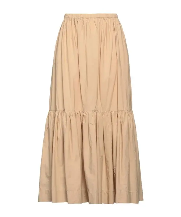 GANNI Solid Color Loose Skirt