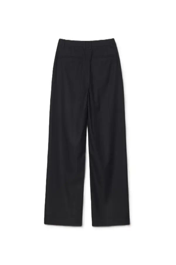 DUNST Pleated Straight-leg Trousers