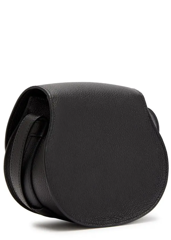 Chloé Marcie Small Grained Leather Saddle Bag