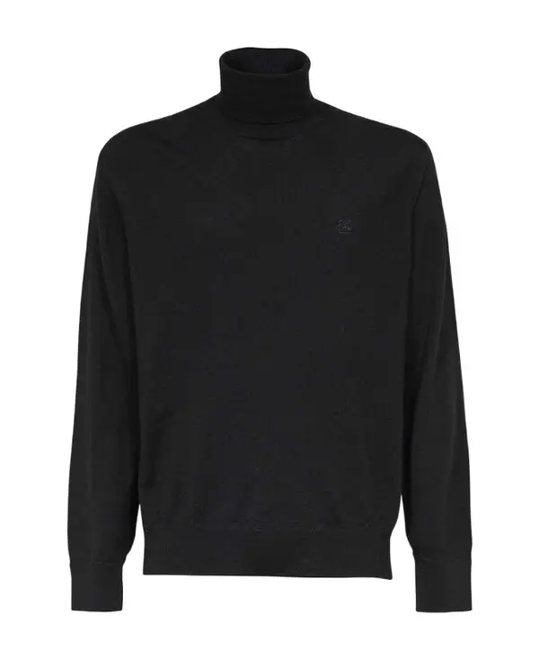 Etro Pegaso Embroidered Turtleneck Jumper