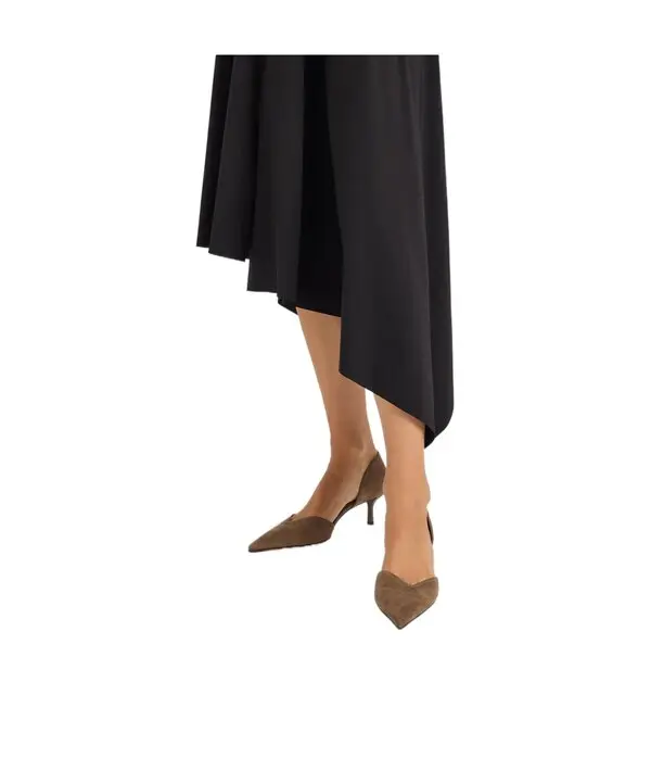 Victoria Beckham Suede D'orsay Pumps - Green