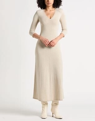 Isabel Marant Étoile Solid Color Fashion Long Sleeve Knit Dress