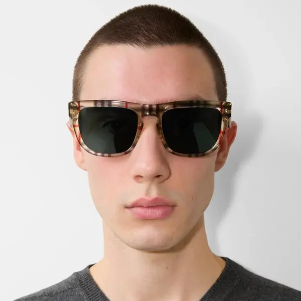 Burberry Check Square Sunglasses