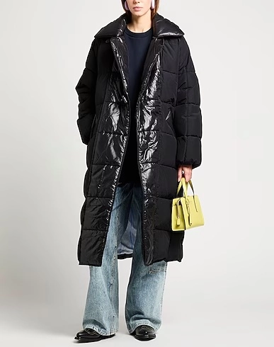GANNI Classic Double-breasted Cotton Coat