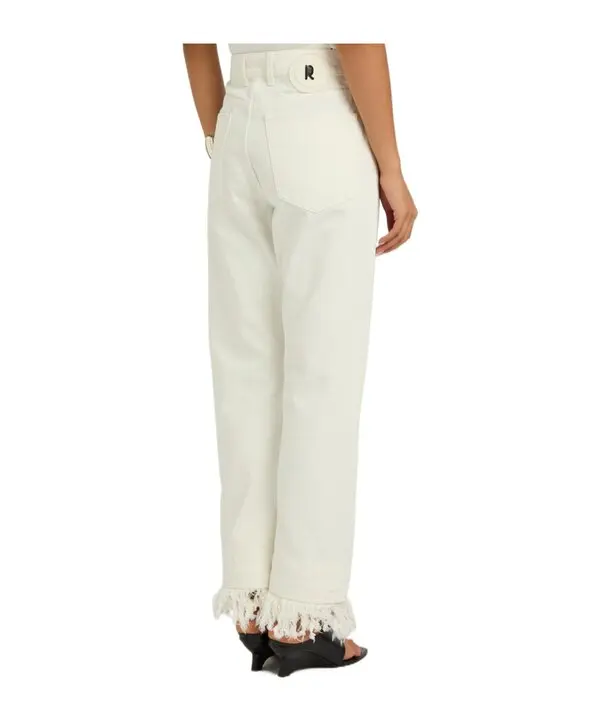 Rabanne Fringed Straight-leg Jeans