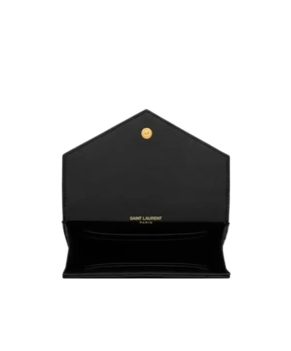Saint Laurent Cassandre Matelassé Small Envelope Wallet