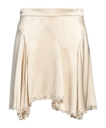 Isabel Marant Étoile Fashion Solid Color Satin A-line Skirt