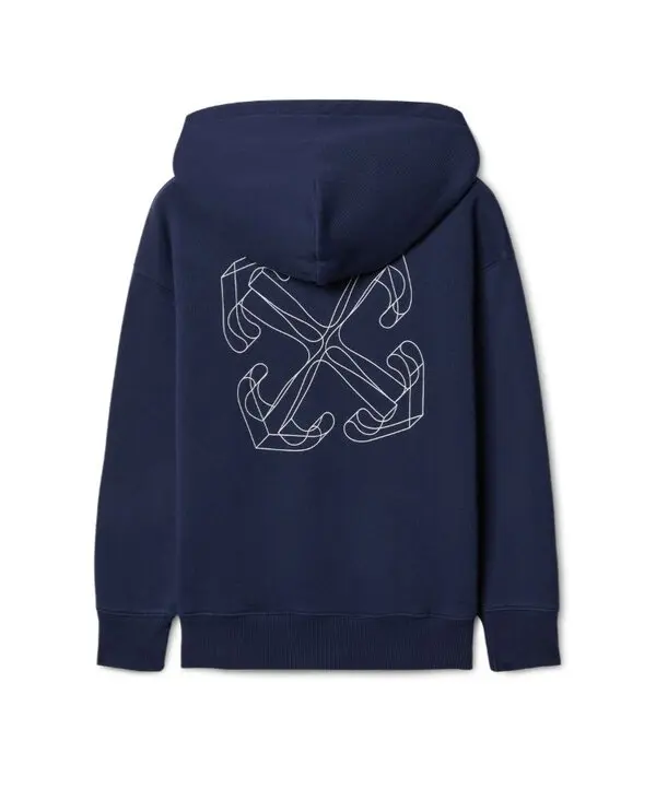 Off-White Arrow 3d Cotton Hoodie