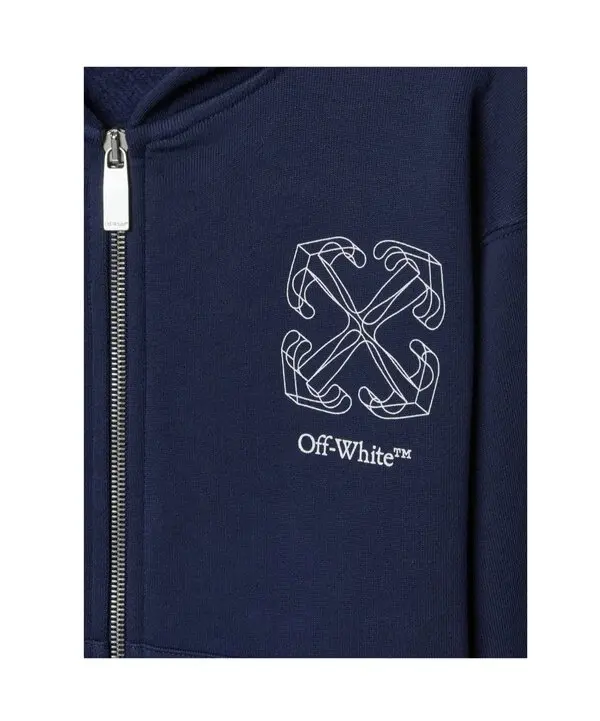 Off-White Arrow 3d Cotton Hoodie