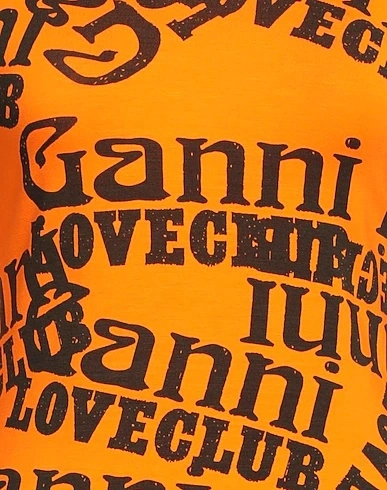 GANNI Printed Long-sleeve Turtleneck T-shirt