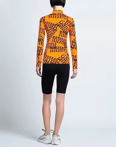 GANNI Printed Long-sleeve Turtleneck T-shirt