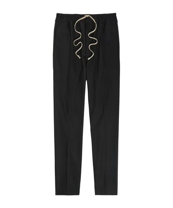 Rick Owens Slim-leg Stretch-wool Sweatpants