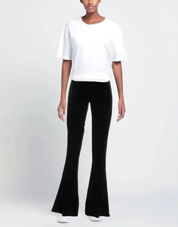 GANNI Fashion Versatile Solid Color Velvet Casual Pants