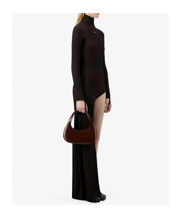 Coperni Ribbed Cut-out Dress