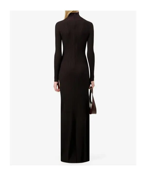 Coperni Ribbed Cut-out Dress