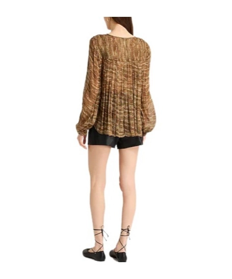 Isabel Marant Étoile Bohemian Printed Chiffon Top