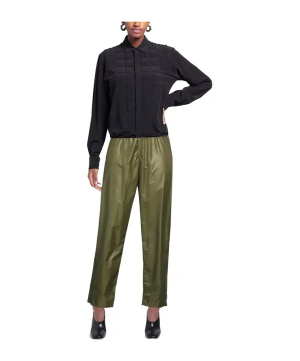 GANNI Elastic Waistband Trousers