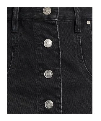 Isabel Marant Étoile Button-front Denim Midi Skirt - Black