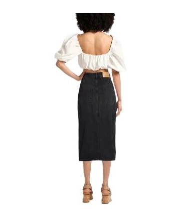 Isabel Marant Étoile Button-front Denim Midi Skirt - Black