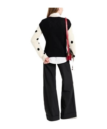 Marni Polka Dot Round Neck Long Sleeve Knitwear