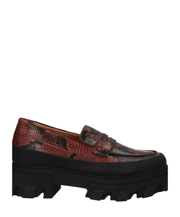 GANNI Fashion Versatile Two-tone Loafers