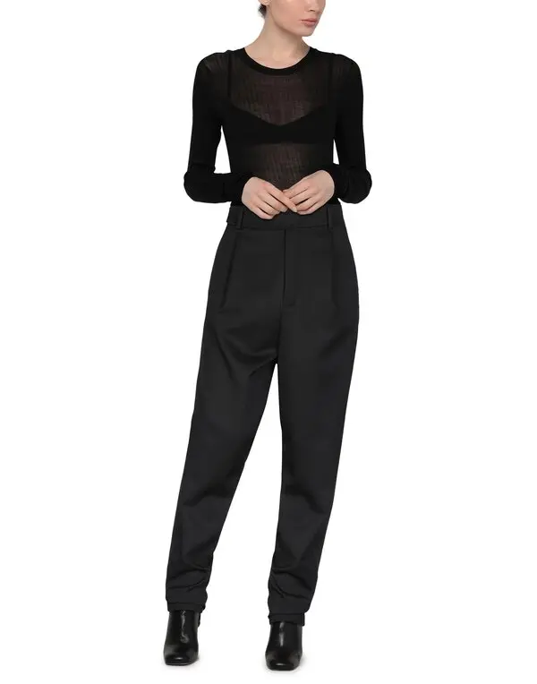 Saint Laurent Wool Tapered Trousers