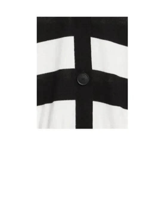 Max Mara Striped Knitted Coat