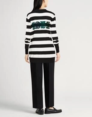 Max Mara Striped Knitted Coat