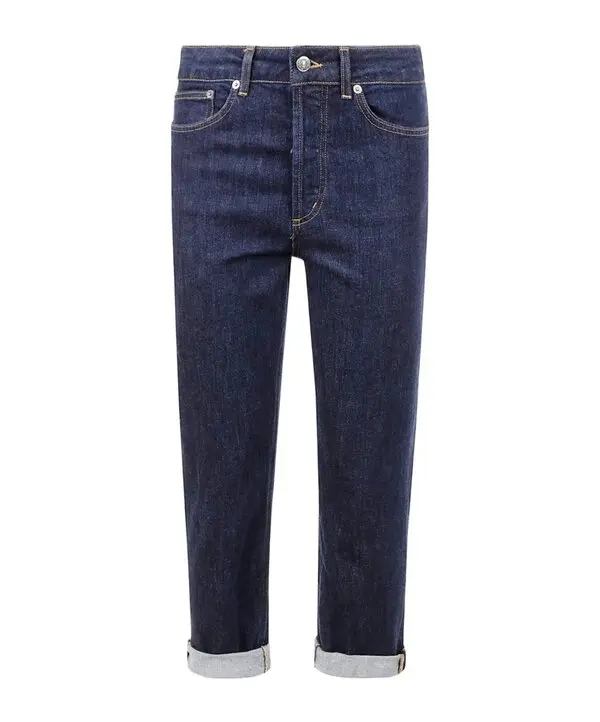 DONDUP Straight-leg Cuffed Jeans