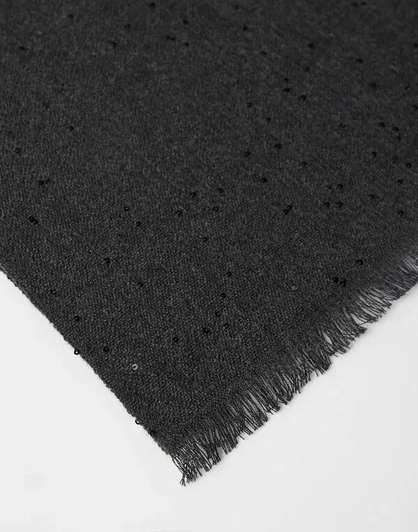 Brunello Cucinelli Sequin Embellished Scarf