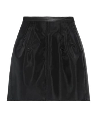 Sportmax Minimalist Solid Color Mesh Umbrella Skirt