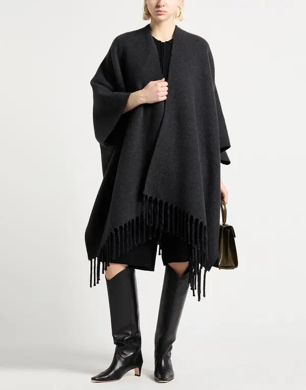Brunello Cucinelli Two-tone Tassel Sleeveless Cape