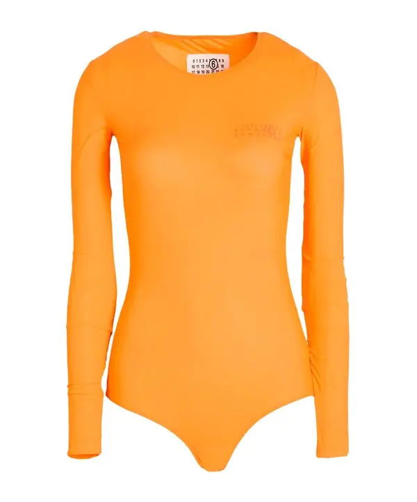 MAISON MARGIELA Minimalist Solid Color Stretch Top