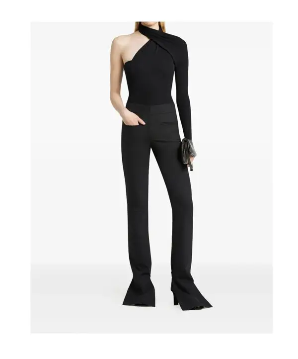 COURREGES One-shoulder Twisted Bodysuit