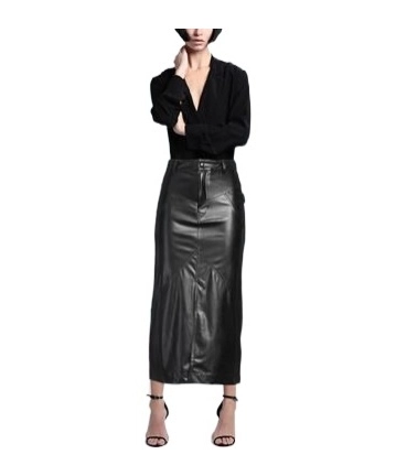 Isabel Marant Étoile Solid Color Midi Skirt