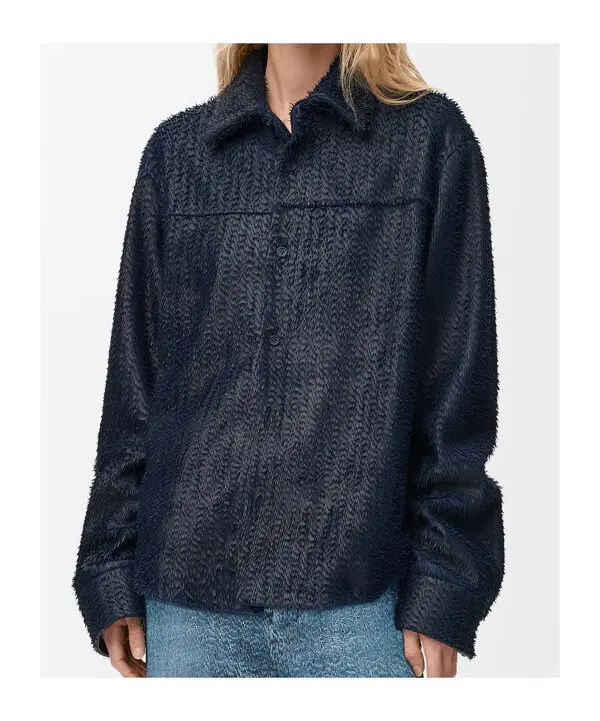 Loewe Overshirt In Nappa Lambskin