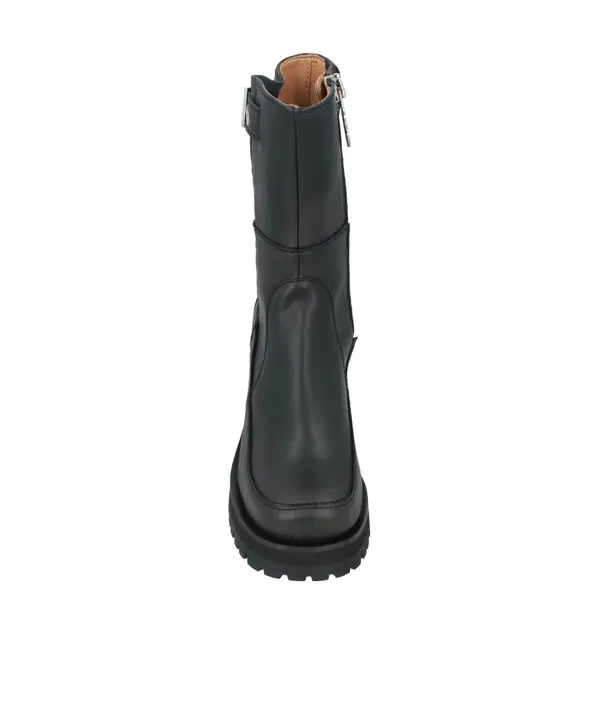 GANNI Knight Ankle Boots With Buckle And Zip Detail