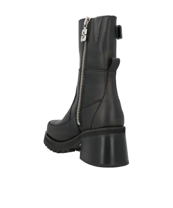 GANNI Knight Ankle Boots With Buckle And Zip Detail