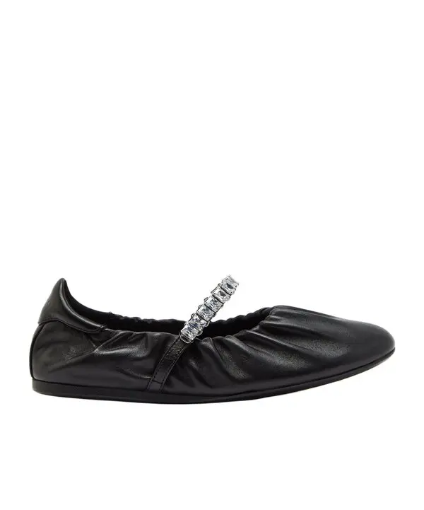 JIMMY CHOO Jade Ballet Flats - Black
