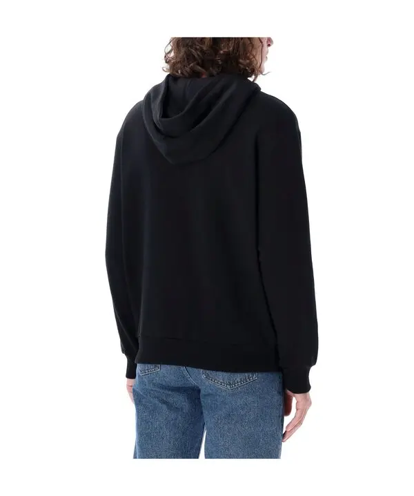 A.p.c. Logo-printed Long-sleeved Hoodie