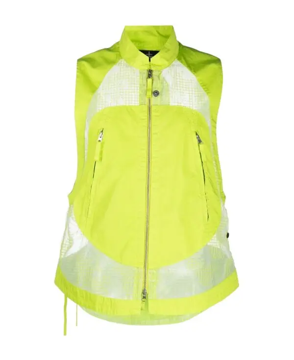 Stone Island Mesh Panelled Zipped Vest