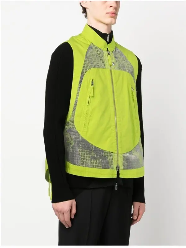 Stone Island Mesh Panelled Zipped Vest