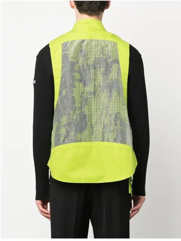Stone Island Mesh Panelled Zipped Vest