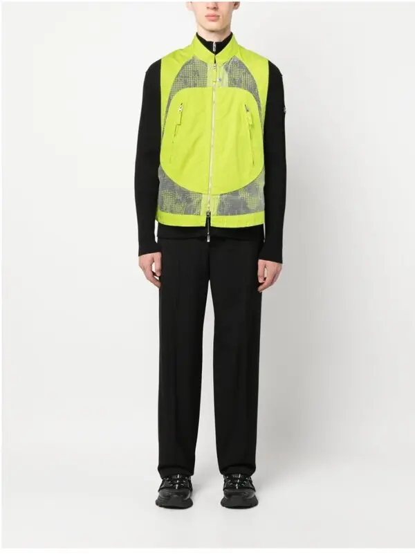 Stone Island Mesh Panelled Zipped Vest